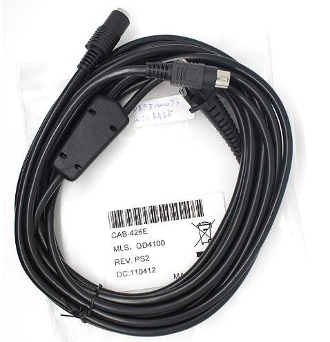 For GD4130 Scanner 5m PS2 Keyboard Wedge Cable For Datalogic D100 D130 ...