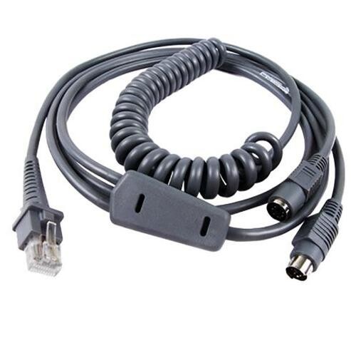 For GD4130 3m PS2 Keyboard Wedge Coiled Cable For Datalogic D100 D130 ...